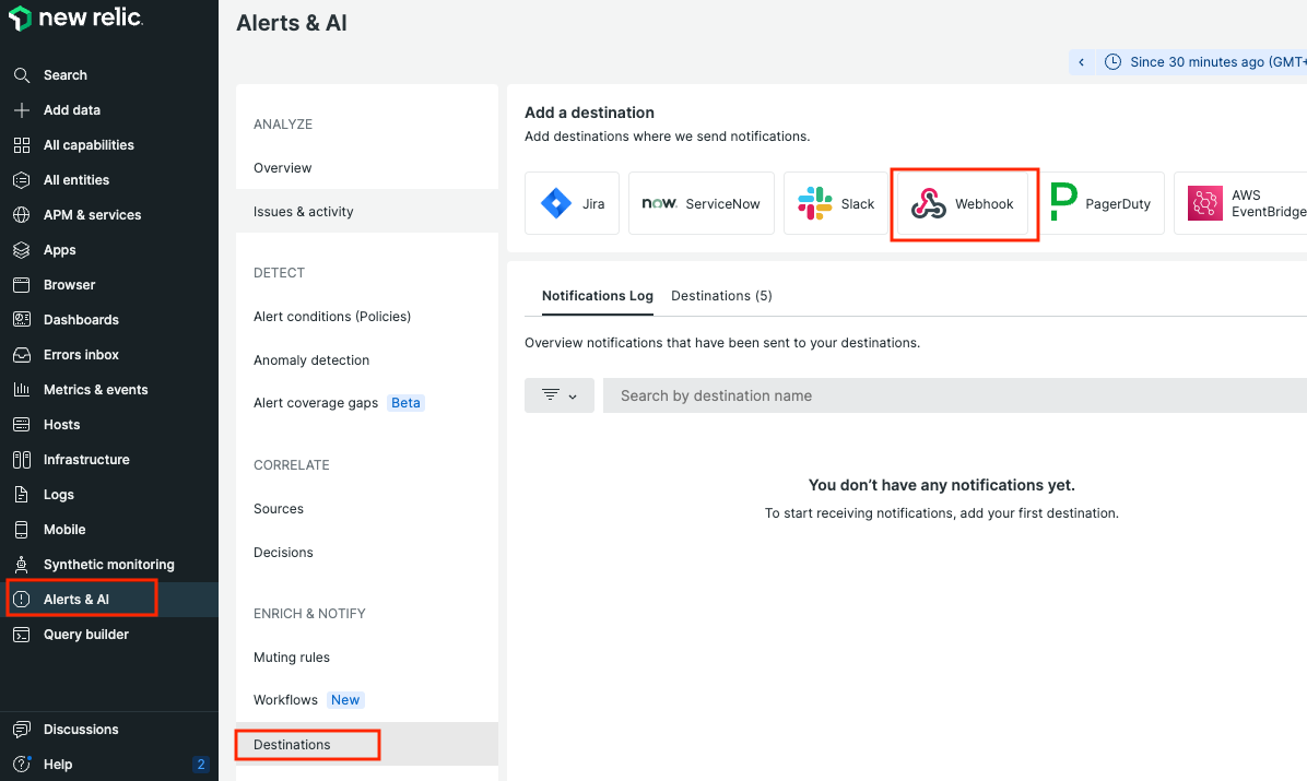 New RelicでWebhookを使ってアラート通知する - RHYTHM TECH BLOG